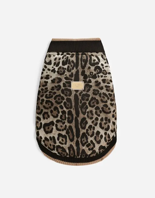 Dolce & Gabbana Leopard Down Jacket