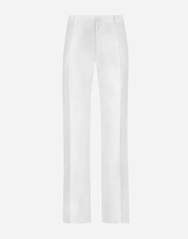 Dolce & Gabbana Tailored Straight-leg Pants - White