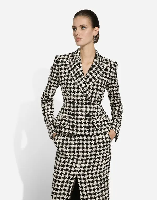 Dolce & Gabbana Macro-houndstooth Dolce Jacket
