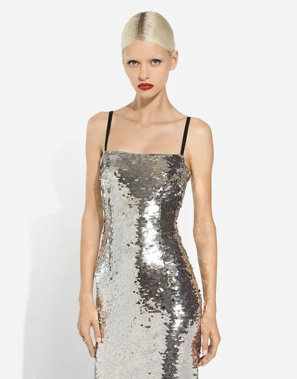 Dolce & Gabbana Long Sequined Dress