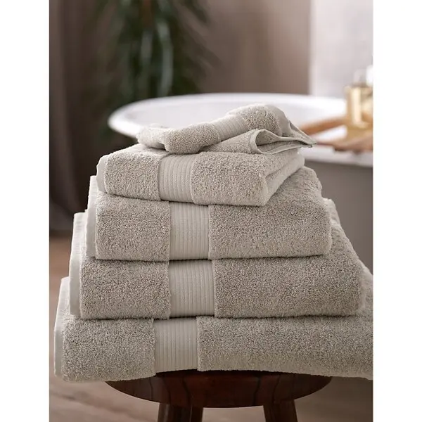 THE WHITE COMPANY Luxury Egyptian-cotton Towels - Feathergry