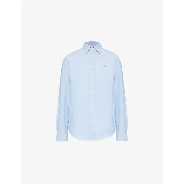 Polo Ralph Lauren Oxford Slim-fit Basket-weave Cotton Shirt - Bsr Blue