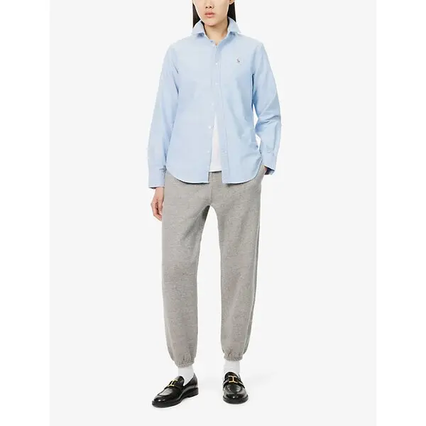 Polo Ralph Lauren Oxford Slim-fit Basket-weave Cotton Shirt - Bsr Blue