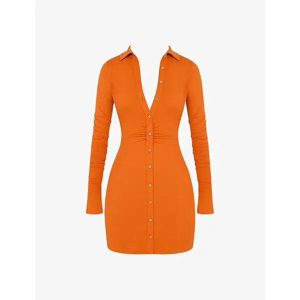 mistress rocks orange dress House of CB
