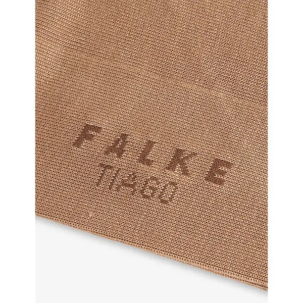 Falke Mid-calf Cotton-blend Knitted Socks - Camel