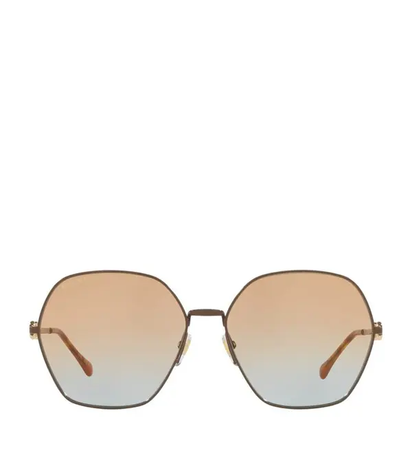 Gucci Metal 0gc002086 Sunglasses - Brown