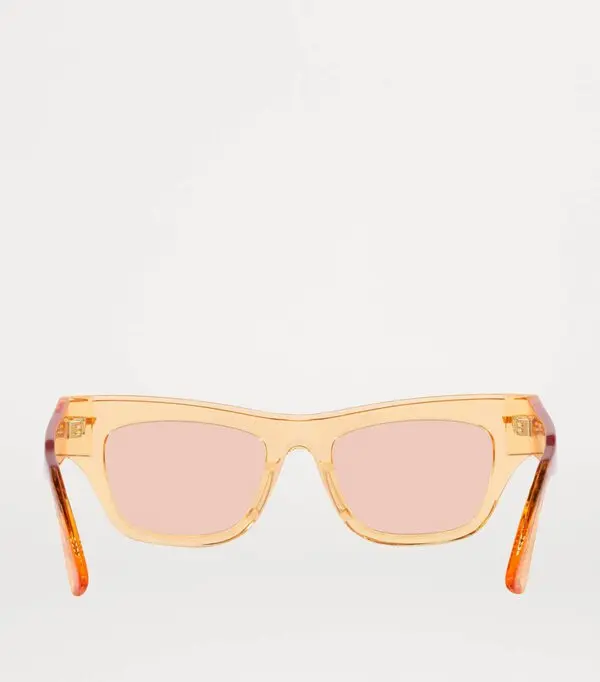 Bottega Veneta Acetate Sunglasses - Orange