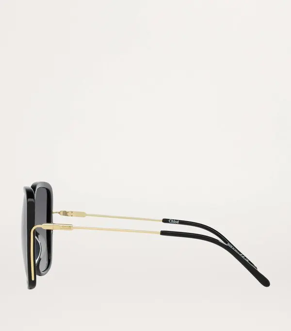 Chloé Acetate Sunglasses - Black