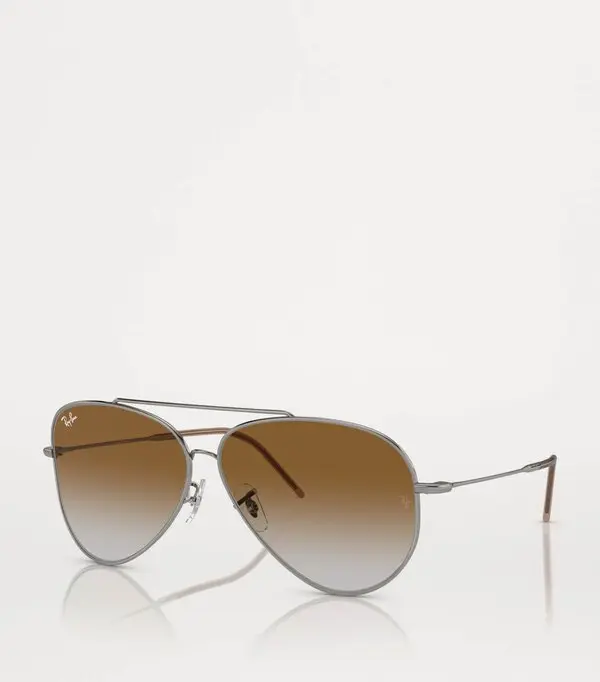 Ray-ban Metal Aviator Sunglasses