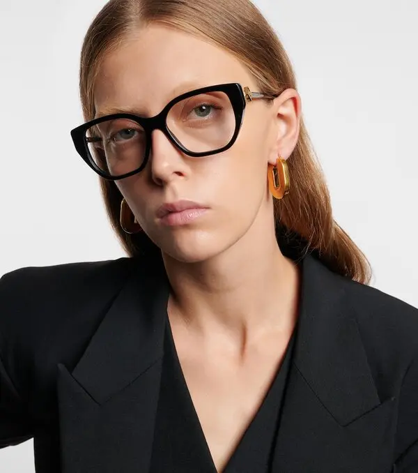 Fendi Ff Diamonds Cat-eye Glasses