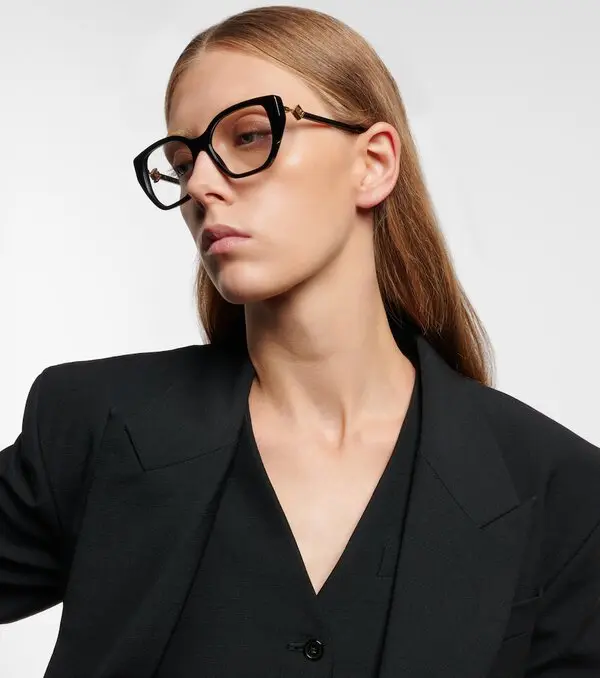 Fendi Ff Diamonds Cat-eye Glasses