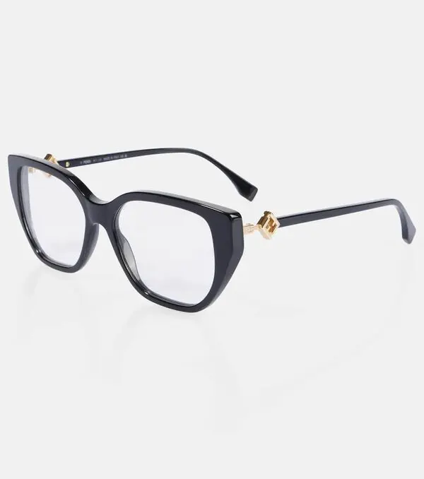Fendi Ff Diamonds Cat-eye Glasses