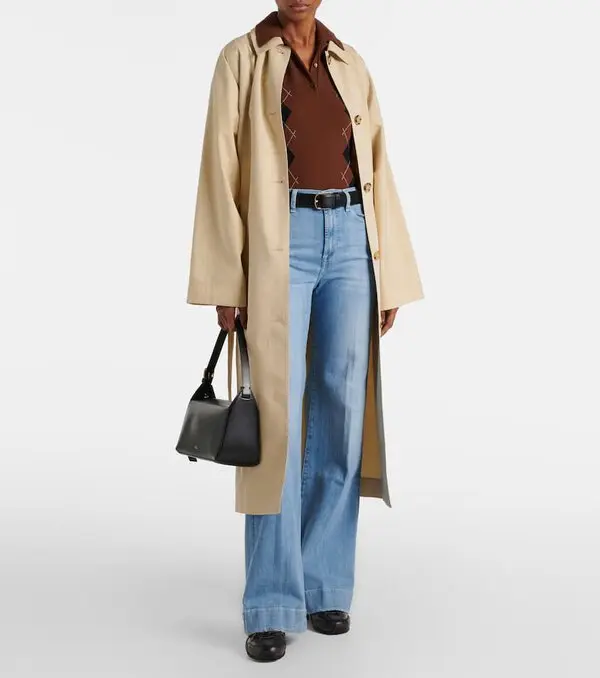 7 For All Mankind High-rise Wide-leg Jeans