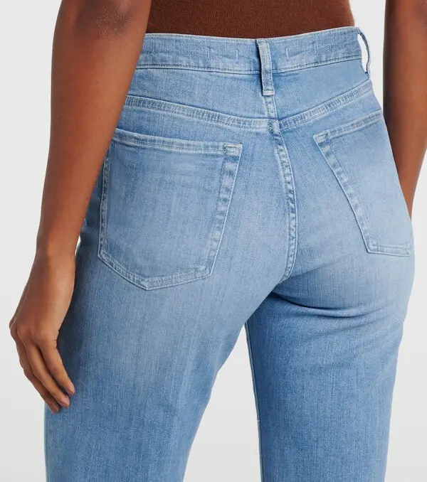 7 For All Mankind High-rise Wide-leg Jeans
