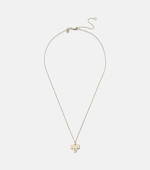 SYDNEY EVAN Elephant Tail Necklace - Gold