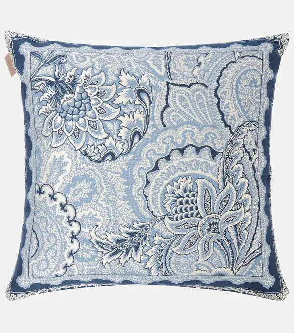 Etro Bloom Embroidered Cotton-blend Cushion