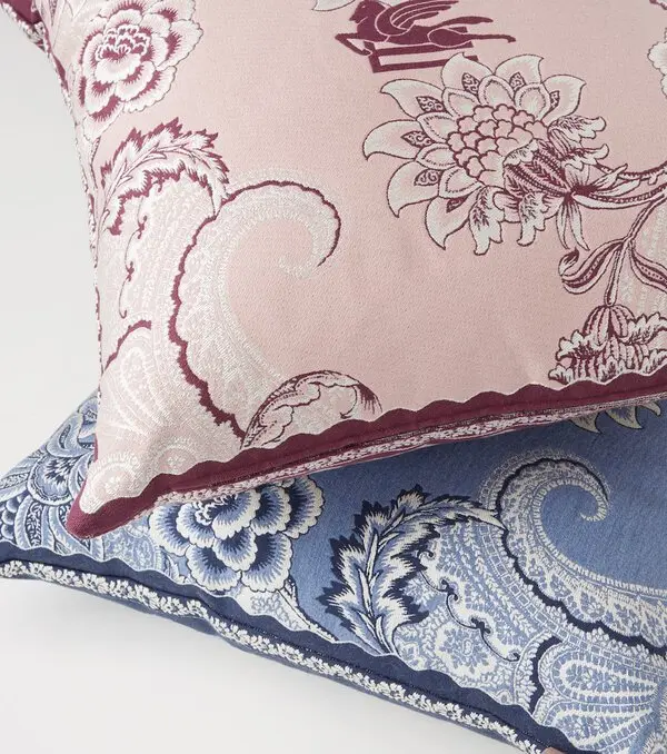 Etro Bloom Embroidered Cotton-blend Cushion