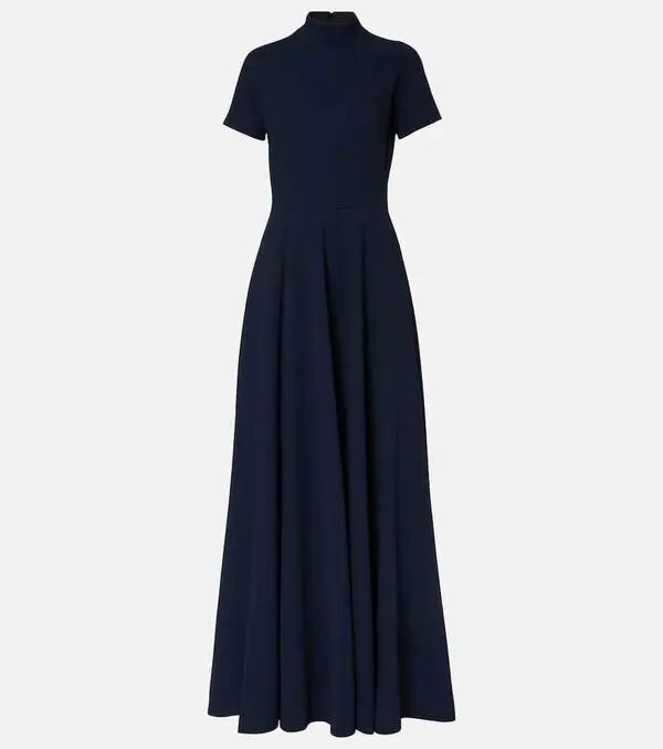 EMILIA WICKSTEAD Malinda Lame Tweed Gown - Silver