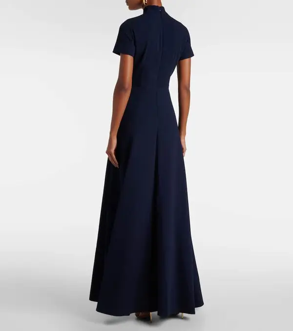 EMILIA WICKSTEAD Malinda Lame Tweed Gown - Silver