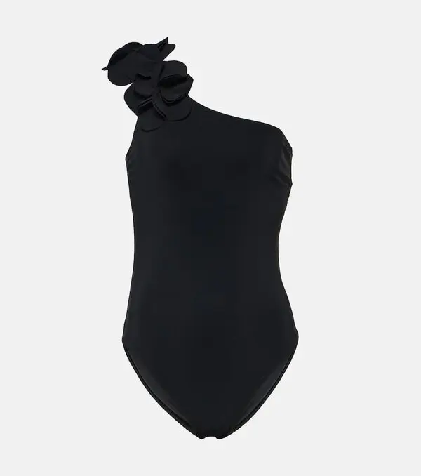 KARLA COLLETTO Tess One-shoulder Swimsuit - Black