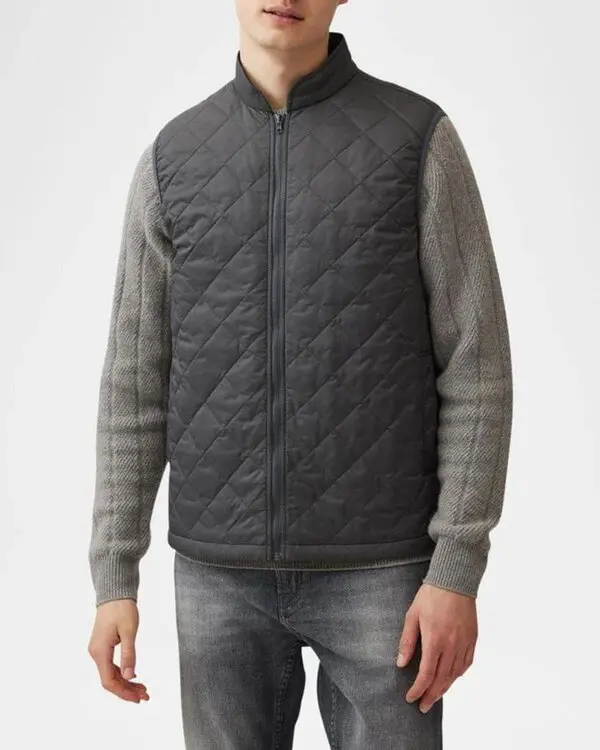 Rodd & Gunn Mackford Twill Jacket With Quilted Vest