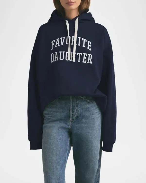FAVORITE DAUGHTER Collegiate Hoodie - Navy