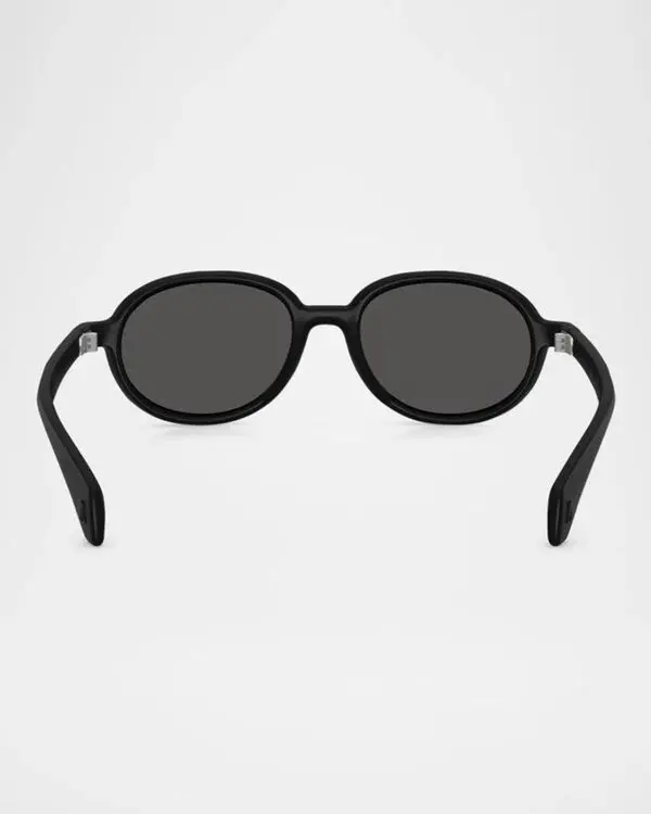 Moncler Oval Sunglasses - Black
