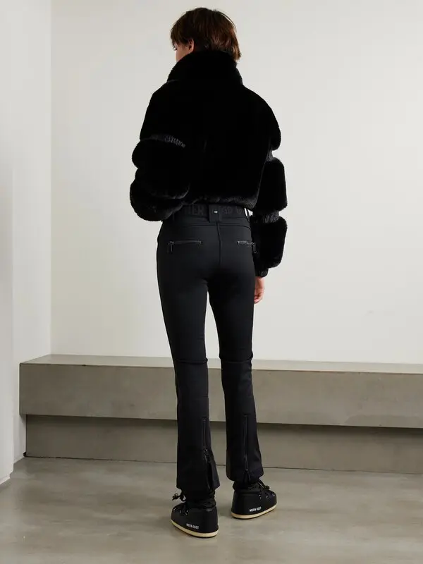 Goldbergh Lieke Belted Faux-fur Ski Suit