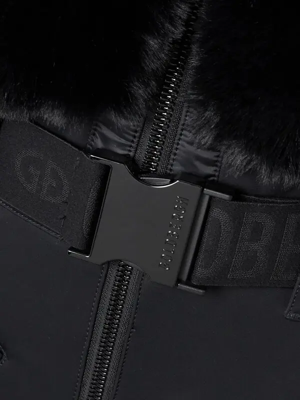 Goldbergh Lieke Belted Faux-fur Ski Suit