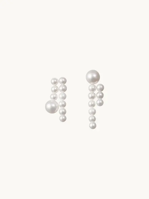 Sophie Bille Brahe La Valse Deux Temps 14k Recycled Yellow Gold Freshwater Pearl Earrings - 14k Recycled Yg,freshwater Pearls