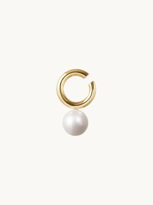 Sophie Bille Brahe La Beauté Ear Cuff - 14k Recycled Yg,freshwater Pearls