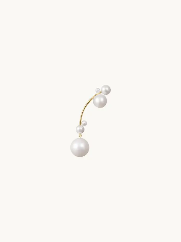 Sophie Bille Brahe Grand Stella Perle Earring - 14k Recycled Yg,freshwater Pearls