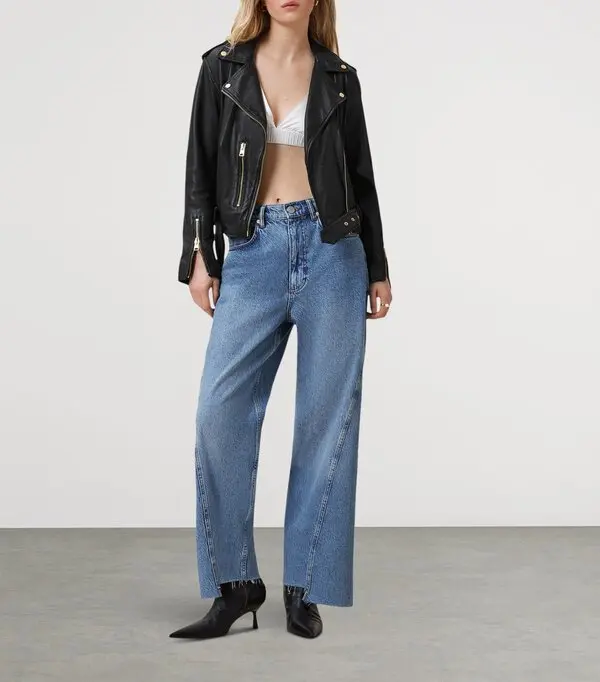 ALLSAINTS Leather Balfern Jacket - Black
