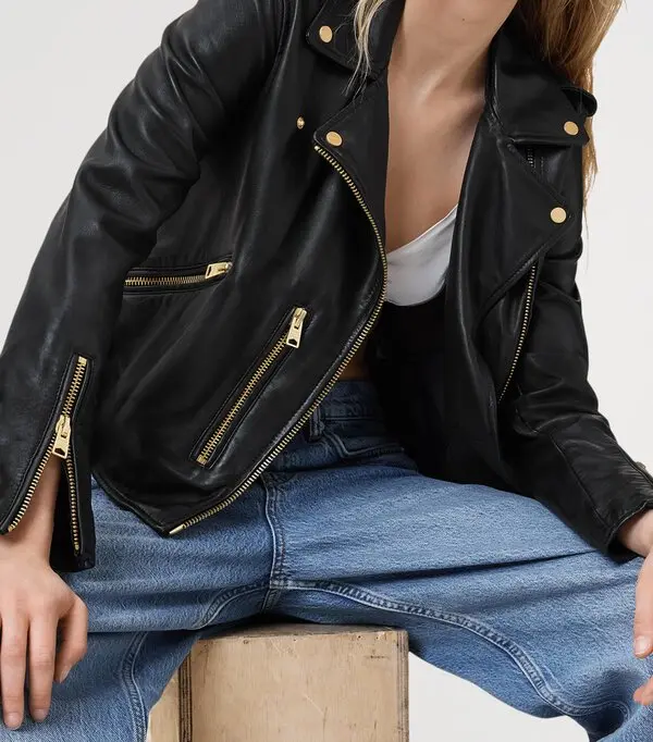 ALLSAINTS Leather Balfern Jacket - Black
