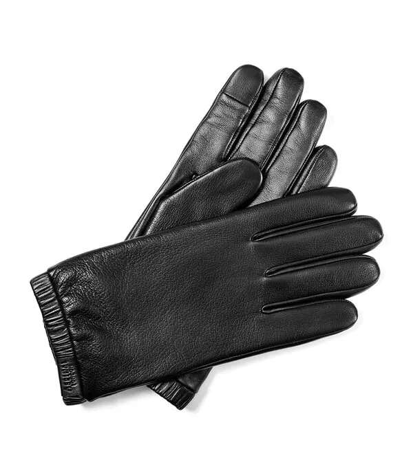 ASPINAL OF LONDON Nappa Leather Gloves - Black