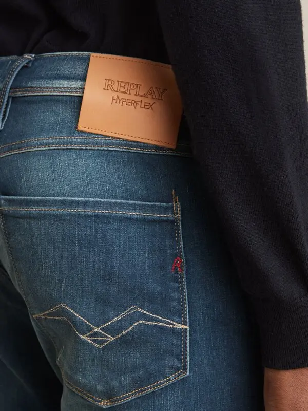 REPLAY Anbass Slim-fit Hyperflex Jeans