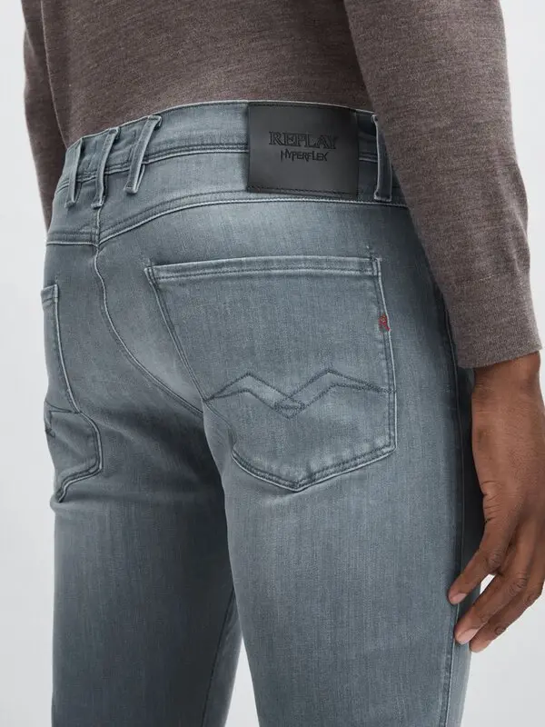 REPLAY Anbass Slim-fit Hyperflex Jeans
