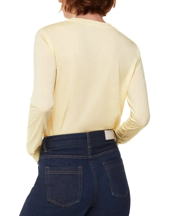 Whistles Long Sleeve Crewneck Top