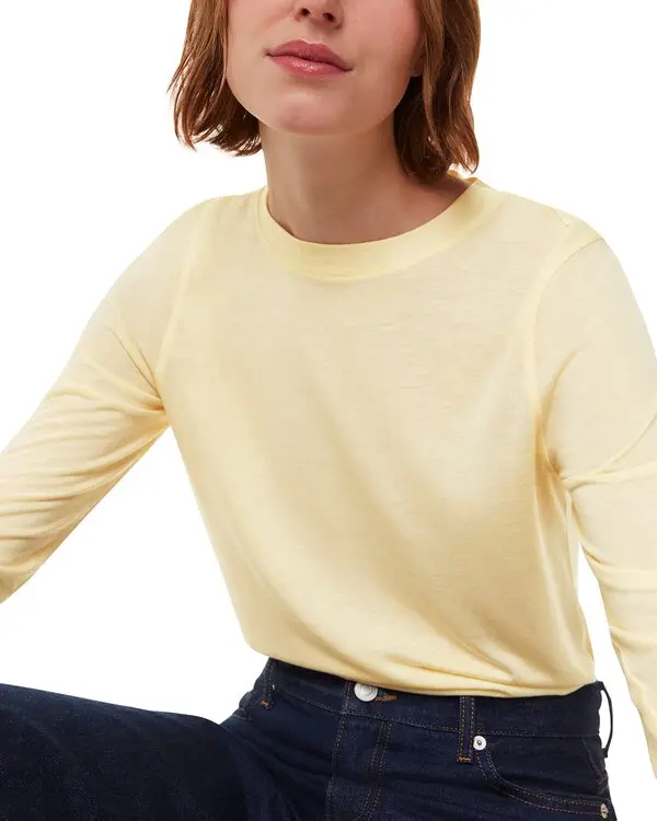 Whistles Long Sleeve Crewneck Top