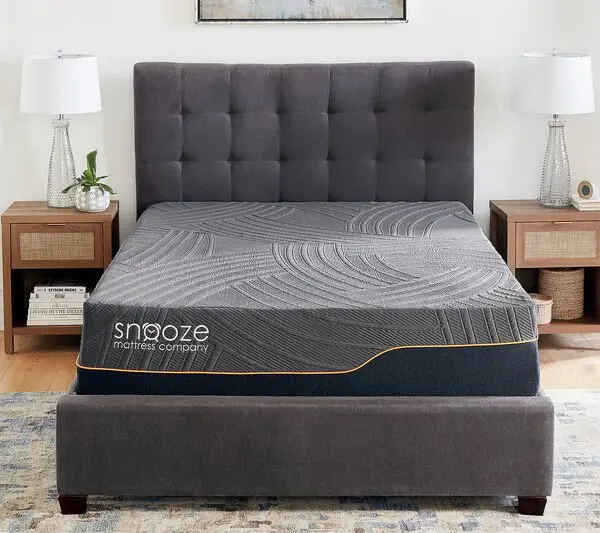 SNOOZE MATTRESS CO. Snooze 13-inch Plush Hybrid Support Mattress-in -a-box, King - One-color