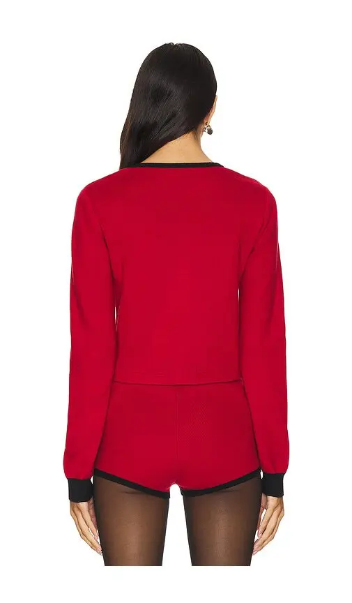 Majorelle Arnav Cardigan With Gold-tone Buttons