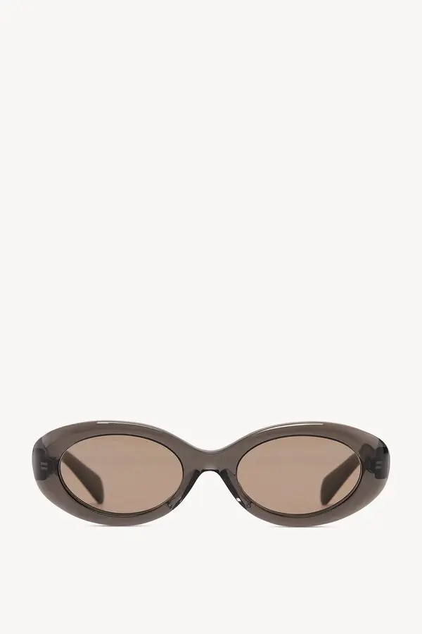 THE ROW Ella Sunglasses Grey