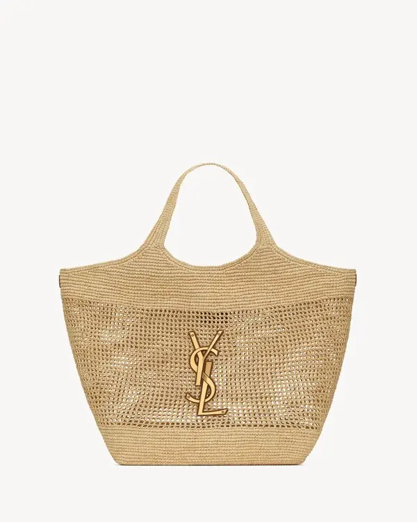 Saint Laurent Icare Maxi Shopping Bag - Natural