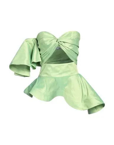 JIJIL One-shoulder Pleated Top - Green