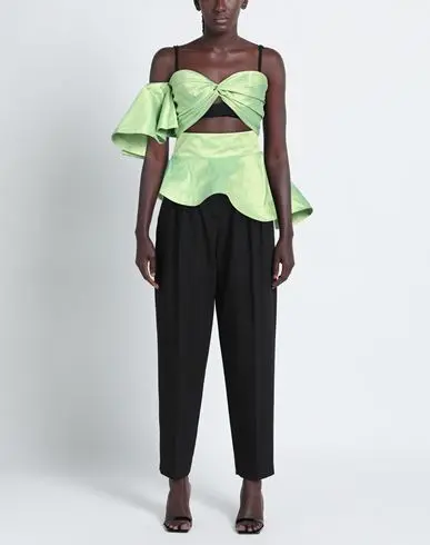 JIJIL One-shoulder Pleated Top - Green