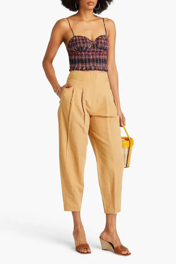 Ulla Johnson Alda Cropped Tapered Pants