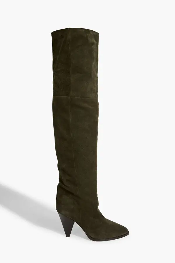 Isabel Marant Étoile Riria Over-the-knee Suede Boots