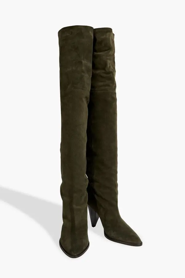 Isabel Marant Étoile Riria Over-the-knee Suede Boots