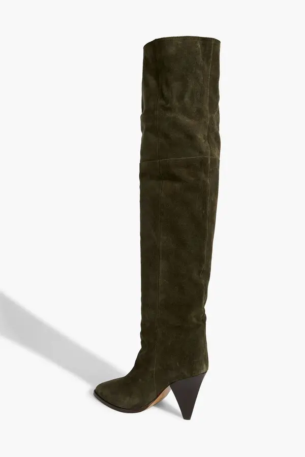 Isabel Marant Étoile Riria Over-the-knee Suede Boots