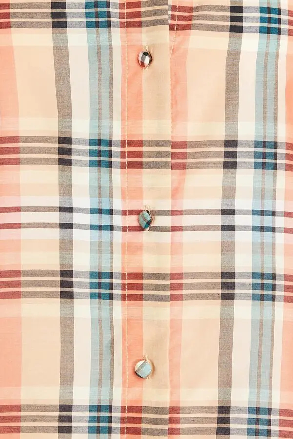 Ulla Johnson Langley Checked Blouse